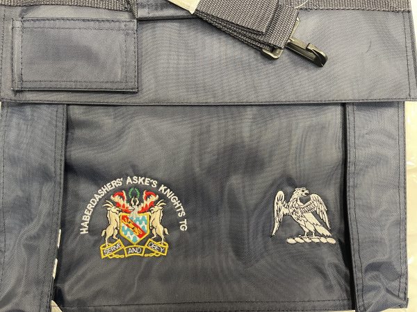 Haberdashers’ Aske’s Knights Temple Grove Bookbag with Logo ...